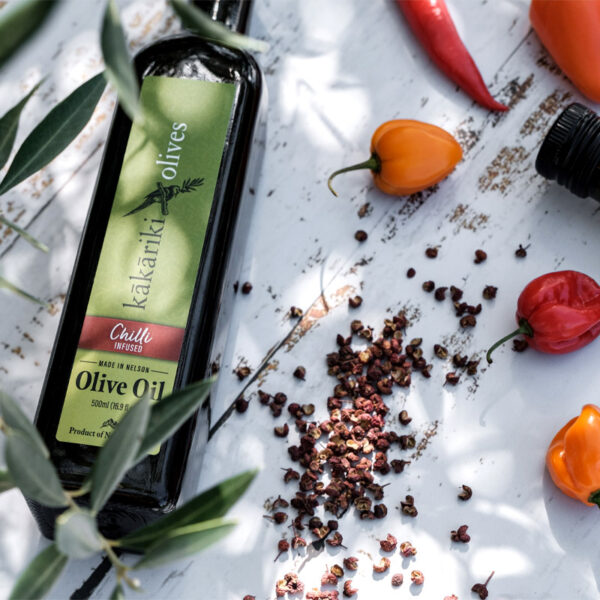 Chilli Olive Oil, Buy Online | Kakariki Olives, NZ