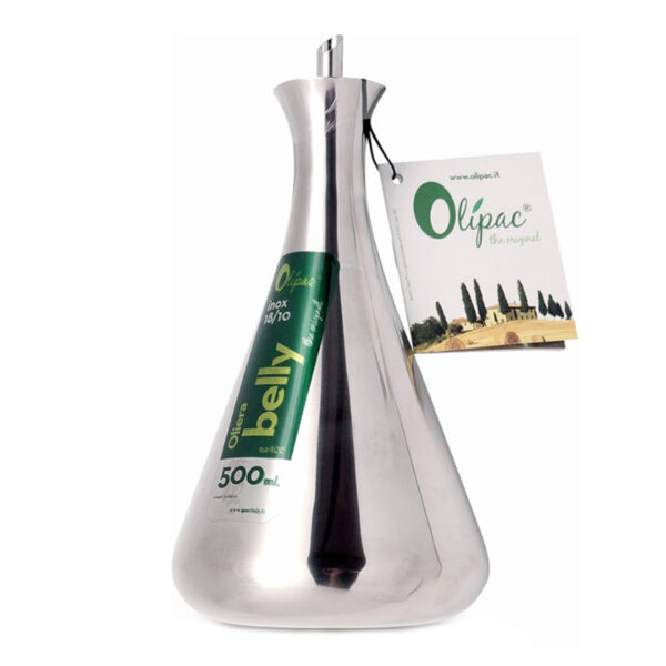 IPAC Italy Olive Oil Belly Cruet | Kakariki Olives, NZ